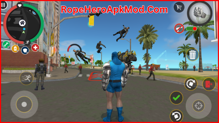 Rope Hero Mod Apk 6.8.9 (Unlimited Money and Gems) Latest Version